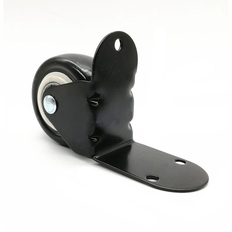 L shaped bracket casters office chair caster