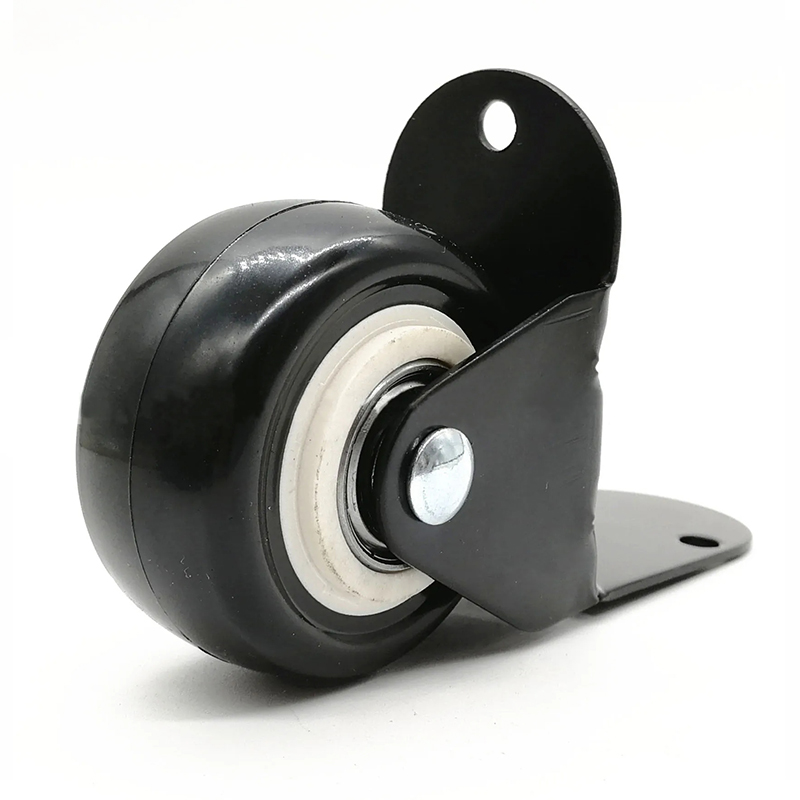 L shaped bracket casters office chair caster